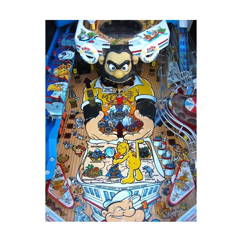 Flipper Popeye Bally 1994 : aventure marine | Montañola