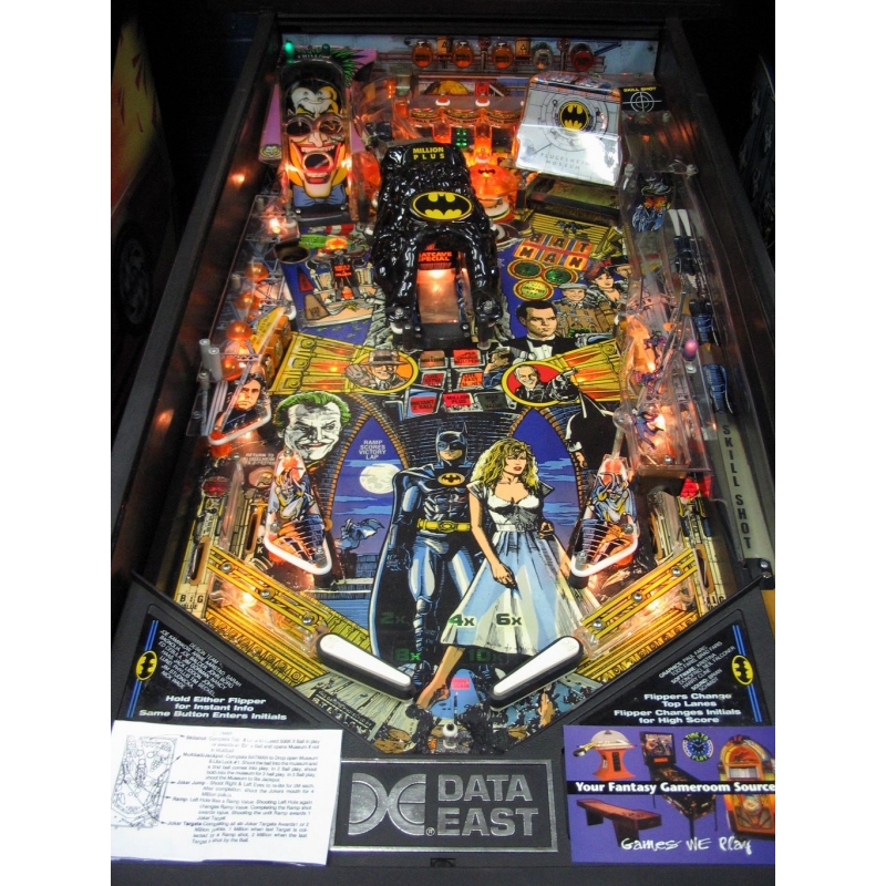 Flipper Batman Data East 1991 : justicier culte | Montañola