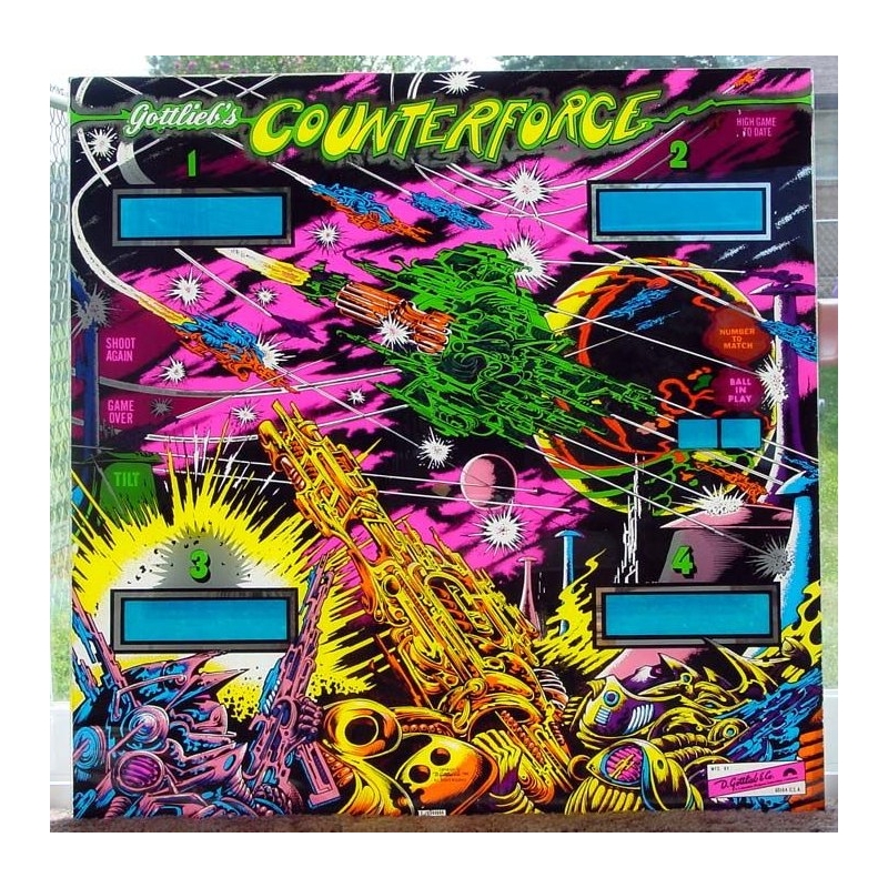 Flipper Counterforce Gottlieb 1980 | Jeux Montañola