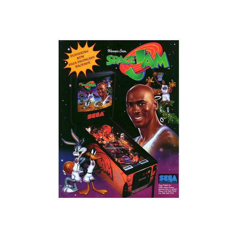 Flipper Space Jam de 1996, 7019 ex. | Jeux Montañola